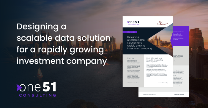 Elanor Investors Group | Scalable Data Platform by One51